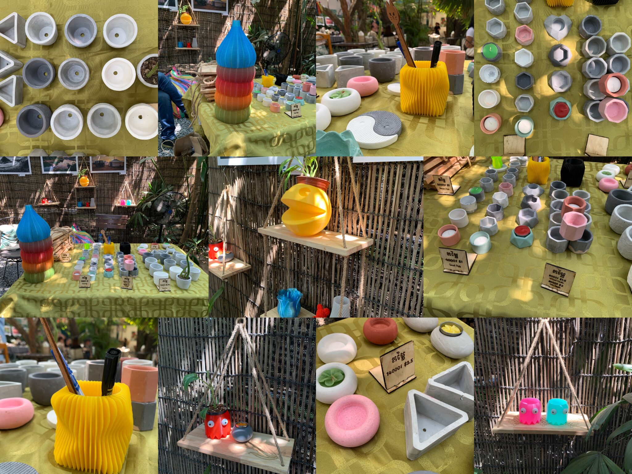 Bong's Design At The Crafting Flea Fair @ WILD Phnom Penh - Bongs Design